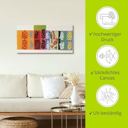 Wandbild Artland, B:100cm H:50cm, bunt, Leinwand, Wohnzimmer, Bilder, "Komposition. 1947", als Alubild, Leinwandbild, Poster, Wandaufkleber in