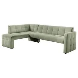 Essbank exxpo - SOFA FASHION "Barista, bequem und elegant, hohe Bodenfreiheit", gr&uuml;n (mint), B:245cm H:83cm T:159cm, Sitzb&auml;nke, Essbank, Eckbank Barista bequem und elegant, hochwertige Detailverarbeitung