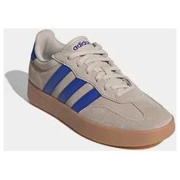 Sneaker Adidas SPORTSWEAR "BARREDA", Herren, Gr. 42, beige (wonder beige, lucid blau, gum10), Leder, Synthetik, Schuhe Sneaker, inspiriert vom Design des Adidas handball spezial