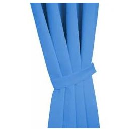 Raffhalter WIRTH "DIM OUT" Gr. 1, blau, B:60cm H:6cm, Polyester, Raffhalter