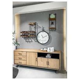 Sideboard GUTMANN FACTORY, beige (natur), B:120cm H:80cm T:43cm, MDF, Sideboards, Sideboard, Kommode, Breite 120 cm