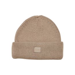 Urban Classics Damen Beanie "Urban Classics Unisex Knitted Wool Beanie"unionbeige, Wolle, M&uuml;tzen