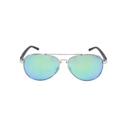 MSTRDS Damen Sonnenbrille "MSTRDS Accessoires Sunglasses Mumbo Mirror"silber, gr&uuml;n, Sonnenbrillen