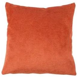 G&ouml;zze Dekokissen G&Ouml;ZZE "Muri", orange (orange, unifarben), B:40cm L:40cm, Obermaterial: 100% Polyester, Dekokissen_Sitzkissen_Kissenh&uuml;llen, in vielen Unifarben