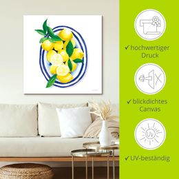 Wandbild Artland, B:100cm H:100cmfarbe bild(er): gelb, Leinwand, Wohnzimmer, Bilder, "Mediterranean", als Alubild, Leinwandbild, Poster,
