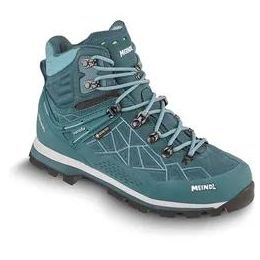 Outdoorschuh Meindl "Meindl Summit Lady GORE-TEX", Damen, Gr. 43, blau (t&uuml;rkis), Mesh, Veloursleder, unifarben, Basic, Schuhe Outdoorschuh, GORE-TEX &ndash; Winddicht, wasserdicht und atmungsaktiv