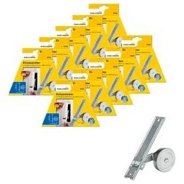 Einlass-Gurtwickler Schellenberg "f&uuml;r das Rollladensystem Maxi, Lochabstand 18,5 cm, Unterputz-Montage", silber (silberfarben), B:50cm, Gurtwickler, f&uuml;r Rollladengurte mit 23 mm Breite