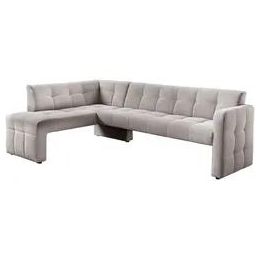Essbank exxpo - SOFA FASHION "Barista, bequem und elegant, hohe Bodenfreiheit", braun (cappuccino), B:245cm H:83cm T:159cm, Sitzb&auml;nke, Essbank, Eckbank Barista bequem und elegant, hochwertige Detailverarbeitung