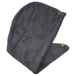Turban-Handtuch Dyckhoff "Opal Turban-Handtuch", grau (anthrazit), B:25cm L:70cm, Frottier, Frottier, Handt&uuml;cher