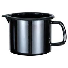 Milchtopf GSW "Profi-Black-Star", schwarz, H:12cm &Oslash;:14cm, T&ouml;pfe, 1,5 Liter, Induktion