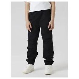 Softshellhose name it "NKNALFALIGHT08 PANT REG FO NOOS", Jungen, Gr. 116, N-Gr, schwarz, Web, Obermaterial: 100% Polyester, unifarben, relaxed fit normal, Hosen Softshellhose