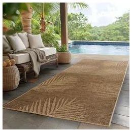 Outdoorteppich Ayyildiz TEPPICHE "TIMBER 1403", braun, B:80cm H:5mm L:250cm, Polypropylen, Teppiche, Outdoorteppich, L&auml;ufer, In und Outdoor, Jute Sisal Optik, Wohnzimmer, Aussenbereich