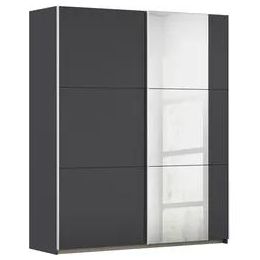 Schwebet&uuml;renschrank Rauch "Kleiderschrank Schrank Garderobe TOPSELLER AURELIO", grau (graumetallic), B:175cm H:210cm T:59cm, Holzwerkstoff, Schr&auml;nke, Schwebet&uuml;renschrank, zeitloses Design, viele Farben, Breiten 175/218/261 cm MADE IN GERMANY, Topseller
