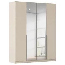 Dreht&uuml;renschrank OTTO HOME "Kleiderschrank Schrank Garderobe AGORDO mit Dekor- oder Hochglanzfront", beige (beige (champagner)), B:181cm H:210cm T:54cm, Holzwerkstoff, Schr&auml;nke, Dreht&uuml;renschrank, durchdachte Innenausstattung, in 8 Breiten und 2 H&ouml;hen MADE IN GERMANY, Topseller