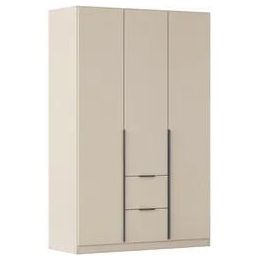 Dreht&uuml;renschrank OTTO HOME "Kleiderschrank Schrank Garderobe AGORDO mit Dekor- oder Hochglanzfront", beige (beige (champagner)), B:136cm H:210cm T:54cm, Holzwerkstoff, Schr&auml;nke, Dreht&uuml;renschrank, mit Au&szlig;enschubk&auml;sten, in 7 Breiten und 2 H&ouml;hen MADE IN GERMANY