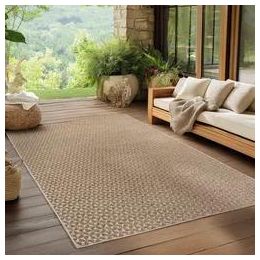 Outdoorteppich Ayyildiz TEPPICHE "IBIZA 1903", beige, B:120cm H:5mm L:170cm, Polypropylen, Teppiche, Outdoorteppich, In und Outdoor, L&auml;ufer, Wohnzimmer, K&uuml;che, Flur oder Wintergarten