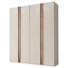 Dreht&uuml;renschrank Wiemann "Lagos", beige (champagner, dekor), B:197,3cm H:216cm T:58cm, Holzwerkstoff, Schr&auml;nke, Dreht&uuml;renschrank, inkl. T&uuml;rend&auml;mpfung
