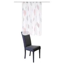 Vorhang Home Wohnideen "PAOLO" Gr. 3, wei&szlig;, B:140cm H:225cm, Voile, Polyester, Gardinen, Kr&auml;uselbandschal PAOLO bedruckt