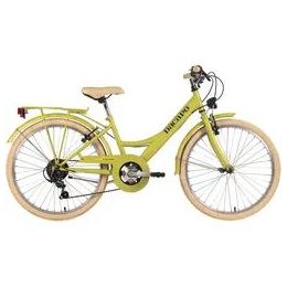 Kinderfahrrad Dacapo "Kinderfahrrad 24'' Toscana gr&uuml;n 6 G&auml;nge RH 41 cm" Gr. 41, gr&uuml;n (gr&uuml;n, gr&uuml;n), Fahrr&auml;der, Kinder, 41cm, 24 Zoll (60,96cm) hinten: 24 Zoll (60,96cm)