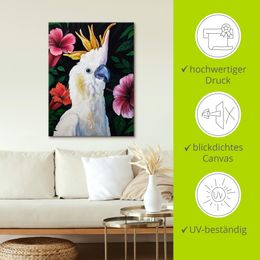 Wandbild Artland, B:60cm H:80cm, bunt, Leinwand, Wohnzimmer, Bilder, "Coco Paradiso", als Alubild, Leinwandbild, Poster, Wandaufkleber in verschied.