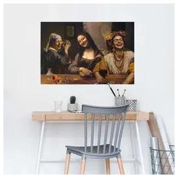 Poster Reinders "Girls Night Out", braun (farbe bild(er): braun), B:91,5cm H:61cm T:0,1cm, Holzwerkstoff, Bilder, Poster
