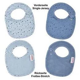 W&ouml;rner L&auml;tzchen W&Ouml;RNER "Wal blau Druckknopflatz 22x29 cm", Baby, blau, Baumwolle, Materialmix, L&auml;tzchen, mit Druckkn&ouml;pfen, maschinenwaschbar, trocknergeeignet