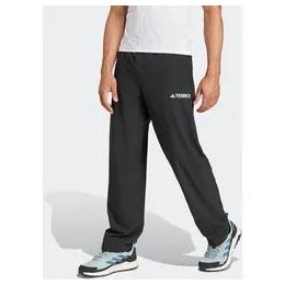 Outdoorhose Adidas TERREX "MULTI LITEFLEX", Herren, Gr. L, N-Gr, schwarz (schwarz, normal, gr.), Obermaterial: 90% Polyester, 10% Elasthan, Hosen Outdoorhose