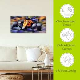 Wandbild Artland, B:60cm H:30cm, orange, Leinwand, Wohnzimmer, Bilder, "Papaya z&auml;hlt ", als Alubild, Leinwandbild, Poster, Wandaufkleber in