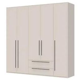 Dreht&uuml;renschrank OTTO HOME "Opera mit oder ohne Kranz inkl. LED-Bel.,B92,137,182 oder 227 cm", cashmere, B:227cm H:224cm T:56cm, FSC-zertifizierter Holzwerkstoff, MDF, Schr&auml;nke, Dreht&uuml;renschrank, UV lackiert, Soft Close Funktion, H&ouml;henverstellbare F&uuml;&szlig;e