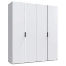 Kleiderschrank wimex "Oxford by fresh to go, in 3 Breiten, Made in Germany", wei&szlig;, B:200cm H:236cm T:58cm, Holzwerkstoff, Schr&auml;nke, Kleiderschrank, mit hochwertigen Faltt&uuml;ren f&uuml;r den perfekten &Uuml;berblick
