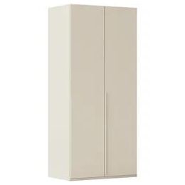 Kleiderschrank "Schrank Garderobe Ankleide Schlafzimmer Flur SERINA Eyecatcher", beige (beige, beige mattglas (champagner)), B:101cm H:223cm T:61cm, Holzwerkstoff, LeGer Home by Lena Gercke, Schr&auml;nke, Kleiderschrank, in 6 Breiten, 3 Ausf&uuml;hrungen und mit Front Glas oder Dekor MADE IN GERMANY