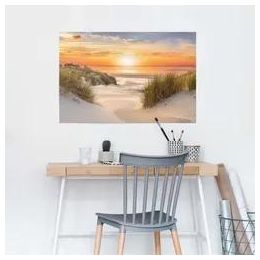Poster Reinders "Beautiful Dunes", orange (farbe bild(er): orange), B:91,5cm H:61cm T:0,1cm, Holzwerkstoff, Bilder, Poster