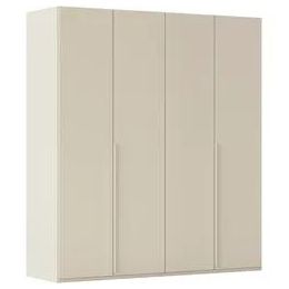 Kleiderschrank "Schrank Garderobe Ankleide Schlafzimmer Flur SERINA Eyecatcher", beige (beige (champagner)), B:201cm H:223cm T:61cm, Holzwerkstoff, LeGer Home by Lena Gercke, Schr&auml;nke, Kleiderschrank, in 6 Breiten, 3 Ausf&uuml;hrungen und mit Front Glas oder Dekor MADE IN GERMANY