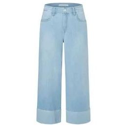Straight-Jeans MAC "NEVADA cropped", Damen, Gr. 42, N-Gr, authentic summer bleached, Denim/Jeans, Obermaterial: 98% Baumwolle, 2% Elasthan, unifarben, straight fit 7/8-L&auml;nge, Jeans Straight-Jeans, im Five-Pocket Style