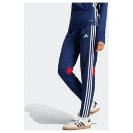 Trainingshose Adidas PERFORMANCE "TIRO ES PNT W", Damen, Gr. XS, N-Gr, blau (team navy blau, rot), Obermaterial: 100% Polyester, Hosen Trainingshose