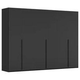 Kleiderschrank "Schrank Garderobe Ankleide Schlafzimmer Flur SERINA Eyecatcher", schwarz (schwarz, schwarz mattglas), B:301cm H:223cm T:61cm, Holzwerkstoff, LeGer Home by Lena Gercke, Schr&auml;nke, Kleiderschrank, in 6 Breiten, 3 Ausf&uuml;hrungen und mit Front Glas oder Dekor MADE IN GERMANY