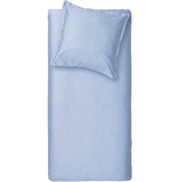 Bettw&auml;sche Cinderella, blau, Satin, Obermaterial: 100% Baumwolle, Bettw&auml;sche, "Plain Sundays", mit Stehsaum