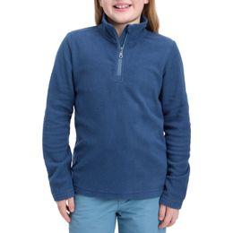McKINLEY M&auml;dchen Fleeceshirt "Langarmshirt Amarillo HZ FL J"navy, Gr. 152, Obermaterial: 100% Polyester, Shirts