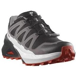 Trailrunningschuh Salomon "SPEEDCROSS PEAK GORE-TEX", Herren, Gr. 49, schwarz, castlerock, cherry tomato, Synthetik, Textil, Schuhe, wasserdicht