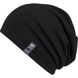 Chillouts Herren Beanie "Skive Hat"schwarz, unifarben, Materialmix, M&uuml;tzen, atmungsaktiv, leicht, schnelltrocknend