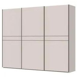 Schwebet&uuml;renschrank OTTO HOME "Opera Kleiderschrank, Schlafzimmerschrank, Garderobe, Schrank", beige (cashmere farbe), B:272cm H:224cm T:61cm, FSC-zertifizierter Holzwerkstoff, Schr&auml;nke, Schwebet&uuml;renschrank, UV lackiert, Soft Close Funktion, H&ouml;henverstellbare F&uuml;&szlig;e
