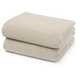 Handt&uuml;cher Ross "Waffelpique", beige (natur), B:50cm L:100cm, Frottier, Baumwolle, Handt&uuml;cher, 100% Baumwolle