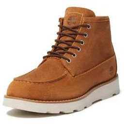 Schn&uuml;rboots Timberland "BRITTON MILLSMID LACE UP CHUKKA BOOT", Herren, Gr. 43, rust suede, Leder, Schuhe Schn&uuml;rboots, Winterstiefel, Schn&uuml;rstiefel, Winterschuhe