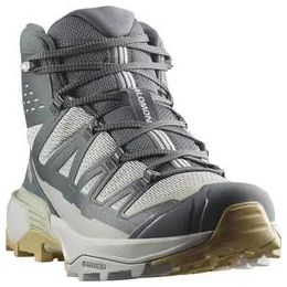 Outdoorschuh Salomon "X ULTRA 360 EDGE MID GORE-TEX", Herren, Gr. 43, grau (gray violet, turbulence, sea foam), Synthetik, Textil, Schuhe Outdoorschuh, wasserdicht dank Gore-Tex Membrane