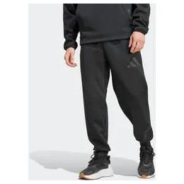 Sporthose Adidas SPORTSWEAR "NEW Adidas Z.N.E", Herren, Gr. S, N-Gr, schwarz (schwarz, normal, gr.), Obermaterial: 57% Polyester, 43% Baumwolle, Hosen Sporthose