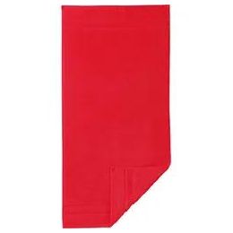 Handt&uuml;cher Egeria "Micro Touch", rot, B:50cm L:100cm, Walkfrottee, Obermaterial: 100% Baumwolle, Handt&uuml;cher, Streifenbord&uuml;re, extrem saugf&auml;hig & flauschig, 100% Baumwolle
