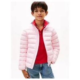 Steppjacke Tommy Hilfiger "ESSENTIAL LIGHT DOWN JACKET", M&auml;dchen, Gr. 16 (176), rosa (light pink), Web, Obermaterial: 100% Polyamid, unifarben, regular fit h&uuml;ftbedeckend, eingefasste Kante, Jacken Steppjacke, f&uuml;r Kinder bis 16 Jahre, Logodruck auf der Brust