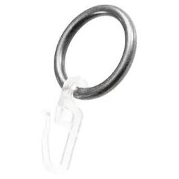 Gardinenring GOOD LIFE "Venis", silber (edelstahlfarben), 10 Stk., Materialmix, Gardinenbefestigungen, f&uuml;r Vorhang-Stangen bis &Oslash; 16 mm