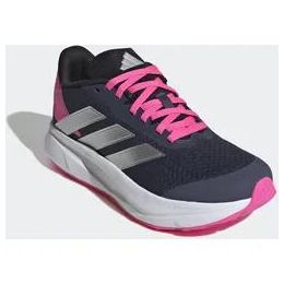 Sneaker Adidas SPORTSWEAR "DURAMO SL KIDS", M&auml;dchen, Gr. 39, silber (shadow navy, silber metallic, lucid pink), Synthetik, Textil, Schuhe Sneaker, f&uuml;r Kinder & Jugendliche