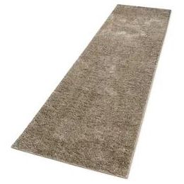 Hochflor-Teppich OTTO HOME "Nickolas, auch als L&auml;ufer erh&auml;ltlich", beige, B:80cm H:30mm L:230cm, Polypropylen, Teppiche, Langflor, Shaggy, weicher Hochflor, uni farben, mit Glanz, Wohnzimmer